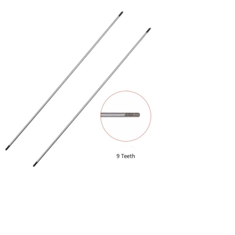 2PCSX 9Teeth shaft,26mm tube,530mm Long shaft for FUJIHAMA HOYOMA Hand ...