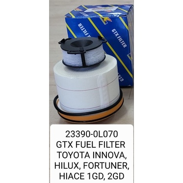 Fuel Filter Toyota Innova, Hilux, Fortuner, Hiace 1GD, 2GD | Shopee ...