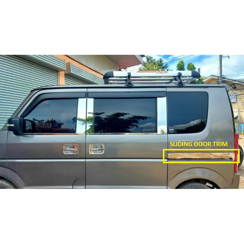 Stainless Steel Door Sliding Trim Cover for Suzuki Every DA64W DA64V ...