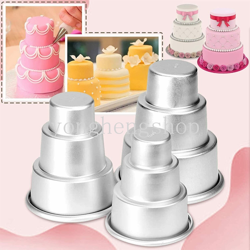 3 Layers Pudding Chocolate Jelly Cake Mold Mousse Muffin Cup Mould ...