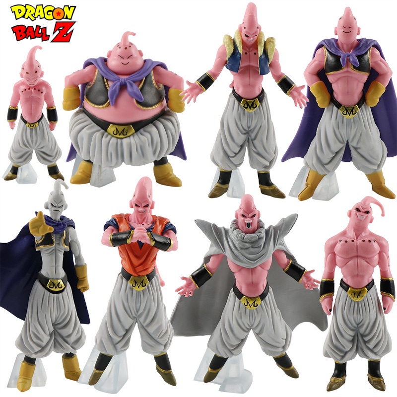 Dragon Ball Figure Muscle Majin Buu 8pcs/set Figure Ornaments Model ...