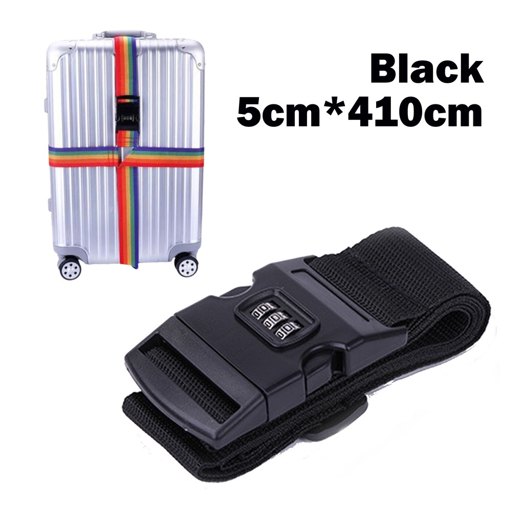 Rainbow Luggage Strap Cross Belt Strap Travel Adjustable Buckle Baggage ...