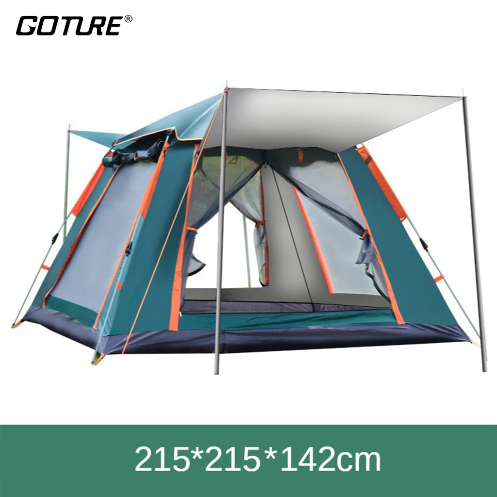 GOTURE Automatic 5-7 Person Tent Portable Outdoor Tent Foldable Camping ...