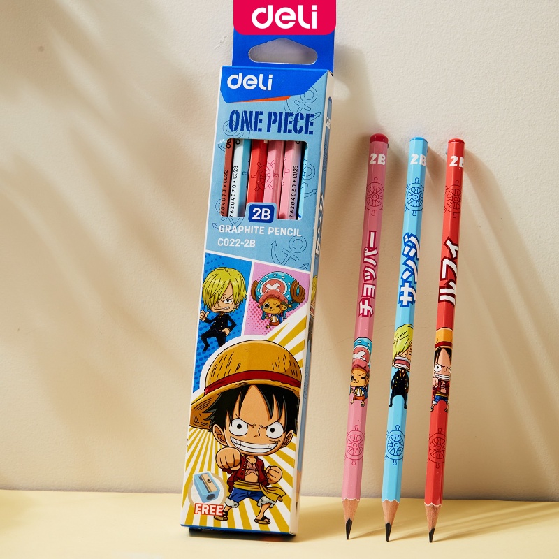 Deli One Piece Graphite Drawing Pencil 50/12pcs 2b | Shopee Philippines