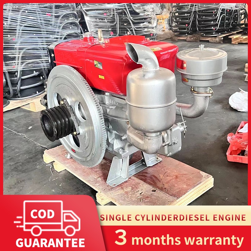 4 Stroke Water-Cooled Single Cylinder Diesel Engine High Power Low Fuel ...