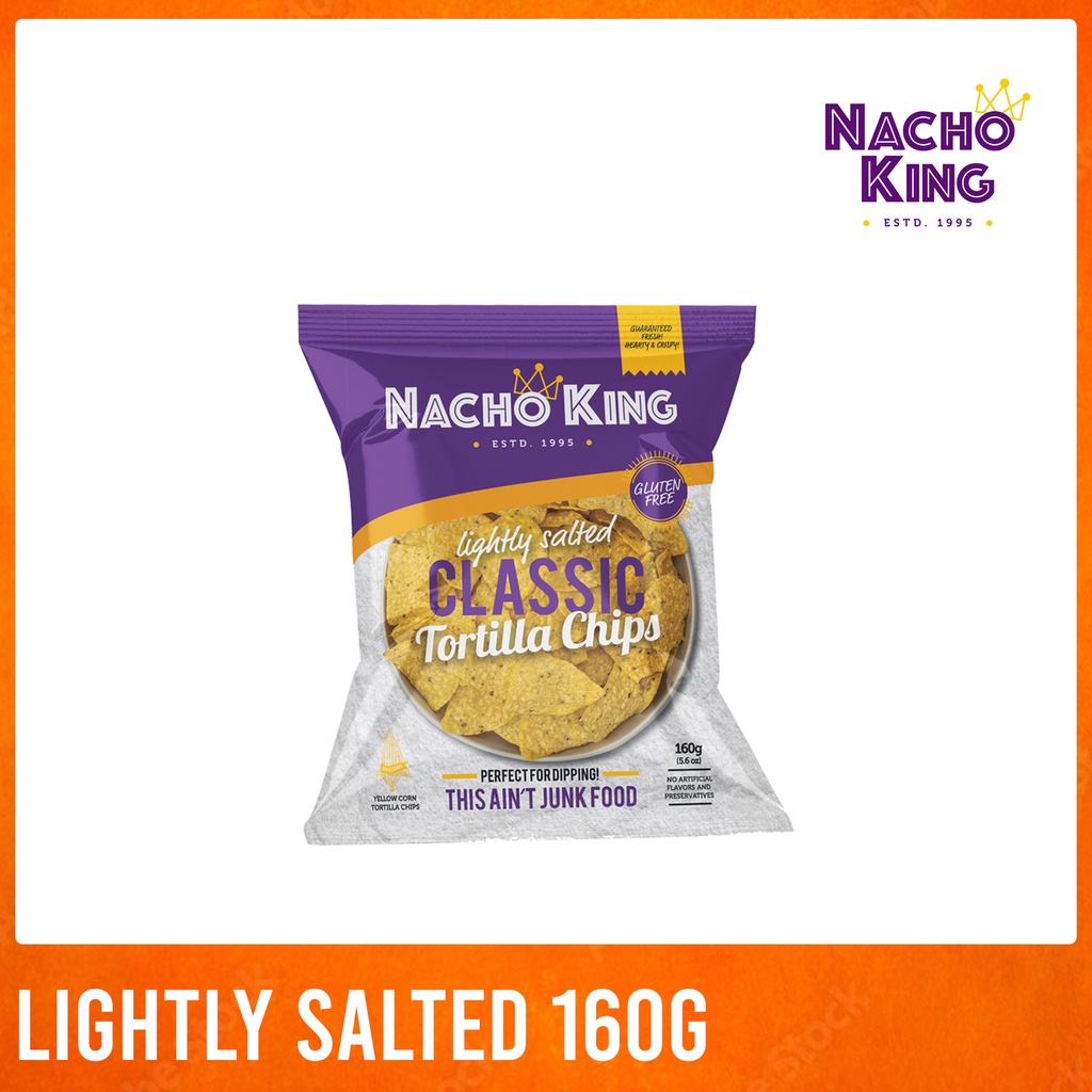 Nacho King Classic Lightly Salted 160g | Shopee Philippines