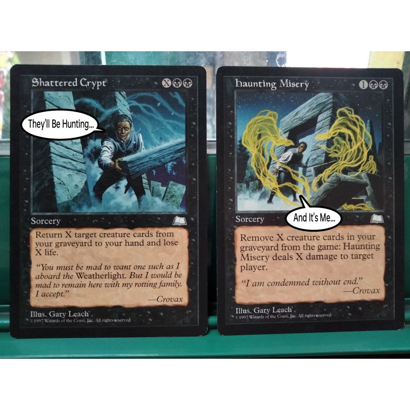 Magic: The Gathering(MTG) Card Haunting Misery/Shattered Crypt ...