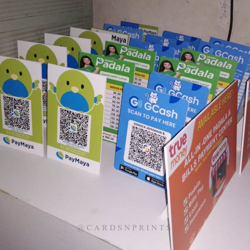 PAYMENT STANDEE SIGN ON SINTRA BOARD STANDEE FOR GCASH / GCASH STANDEE ...