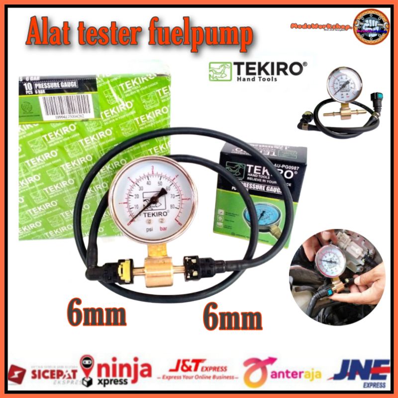 Tester Fuelpump Pressure Gauge Check Tool Gasoline Pump Pressure Gauge ...