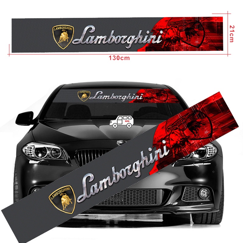 1 Piece 130x21cm For Lamborghini Gallardo Reventon Estoque Aventador ...