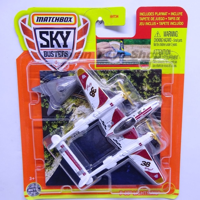 Matchbox Airplane Sky Busters P-51 Mustang Boeing F/A 18 Super Hornet Maverick F14 Tomcat ...