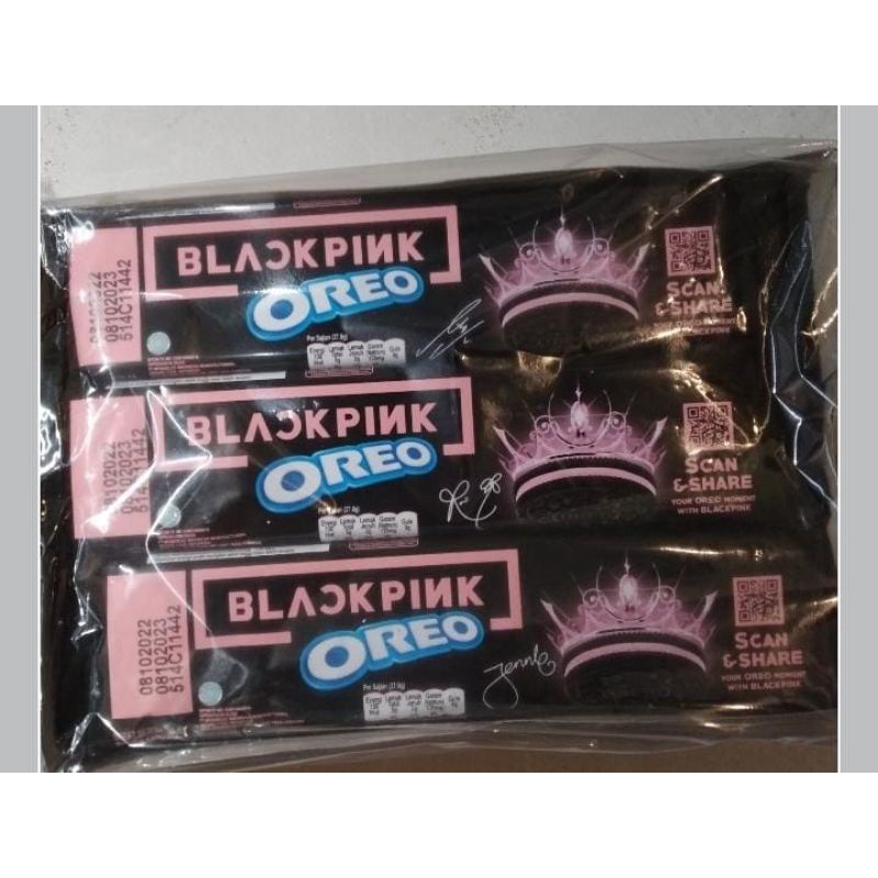 Oreo blackpink edition black / blackpink oreo edition black | Shopee ...