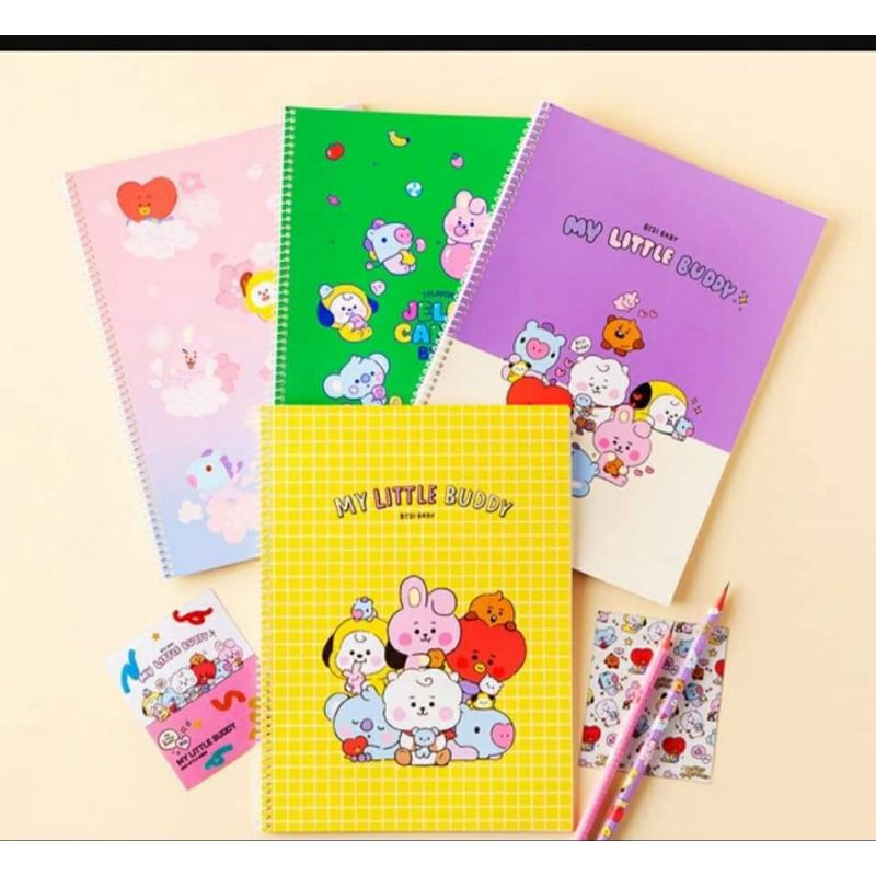 BT21 Spring Notebook Official merch | Shopee Philippines
