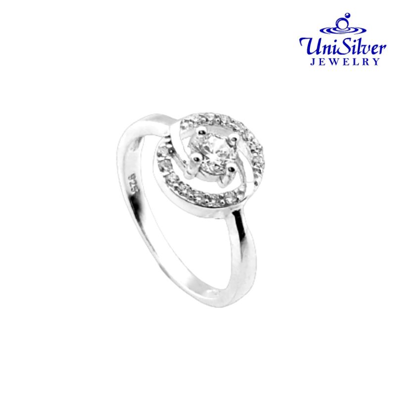 Unisilver 925 Sterling Silver Lady's Ring (RS408-1001) | Shopee Philippines