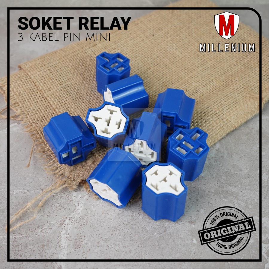 5 Pin Leg Ceramic Relay House – Blank Relay Socket / Universal Relay ...