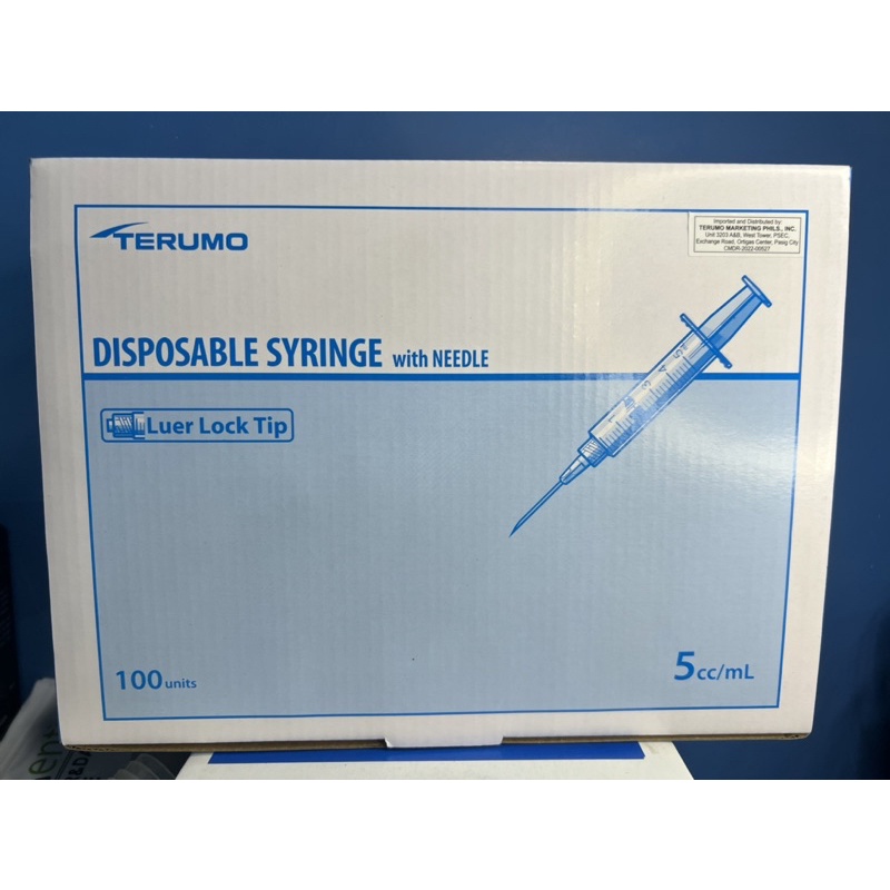 [ BOX ] Terumo 5cc G23 / G21 Syringe 100s | Shopee Philippines
