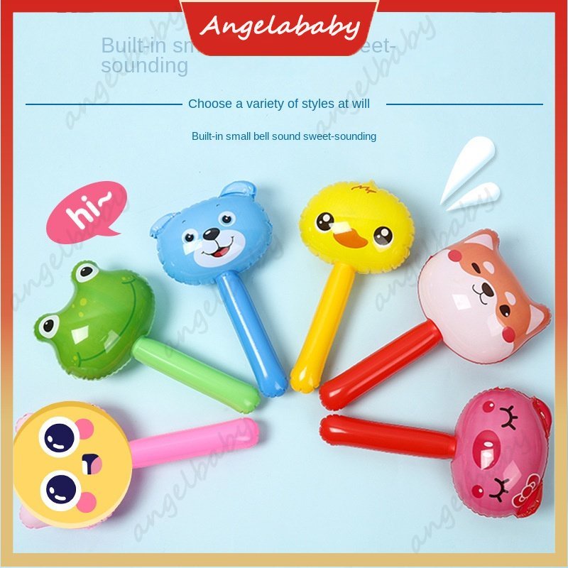 Cartoon animal inflatable hammer inflatable toy PVC hammer bell ...
