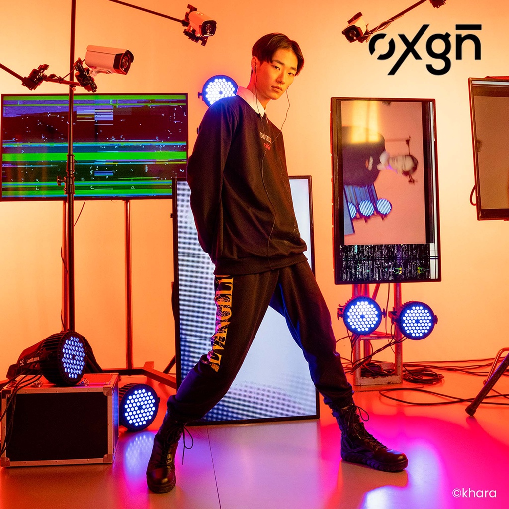 OXGN Evangelion Joggers For Men And Women (Black) | Shopee Philippines