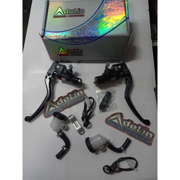ADELIN BRAKE MASTER SET RCS 19 dual pump | Shopee Philippines