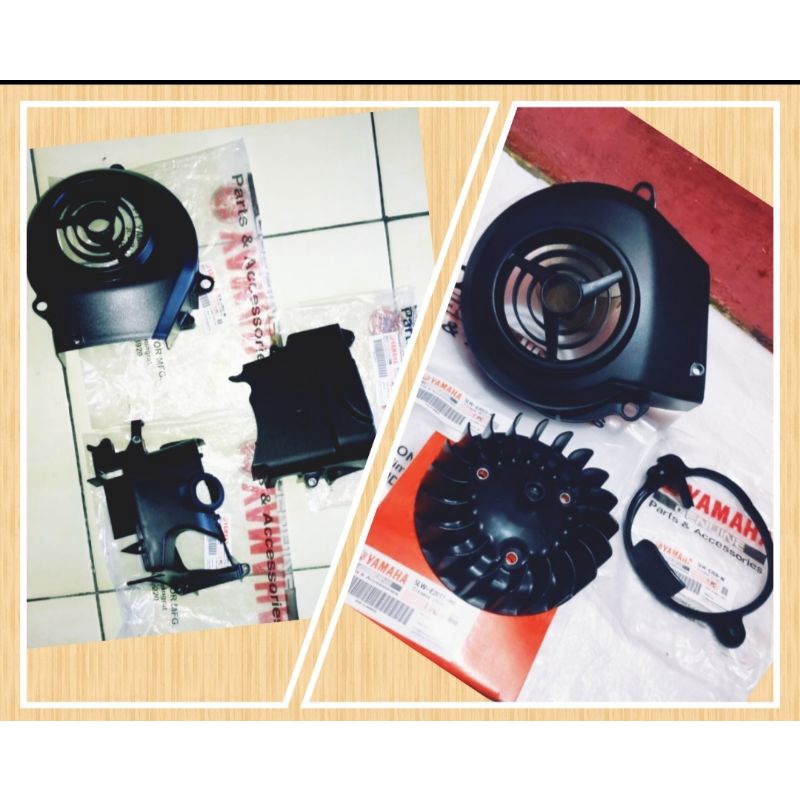 Fan lid cover magnetic fan set mahnet rubber fan yamaha mio sporty mio ...