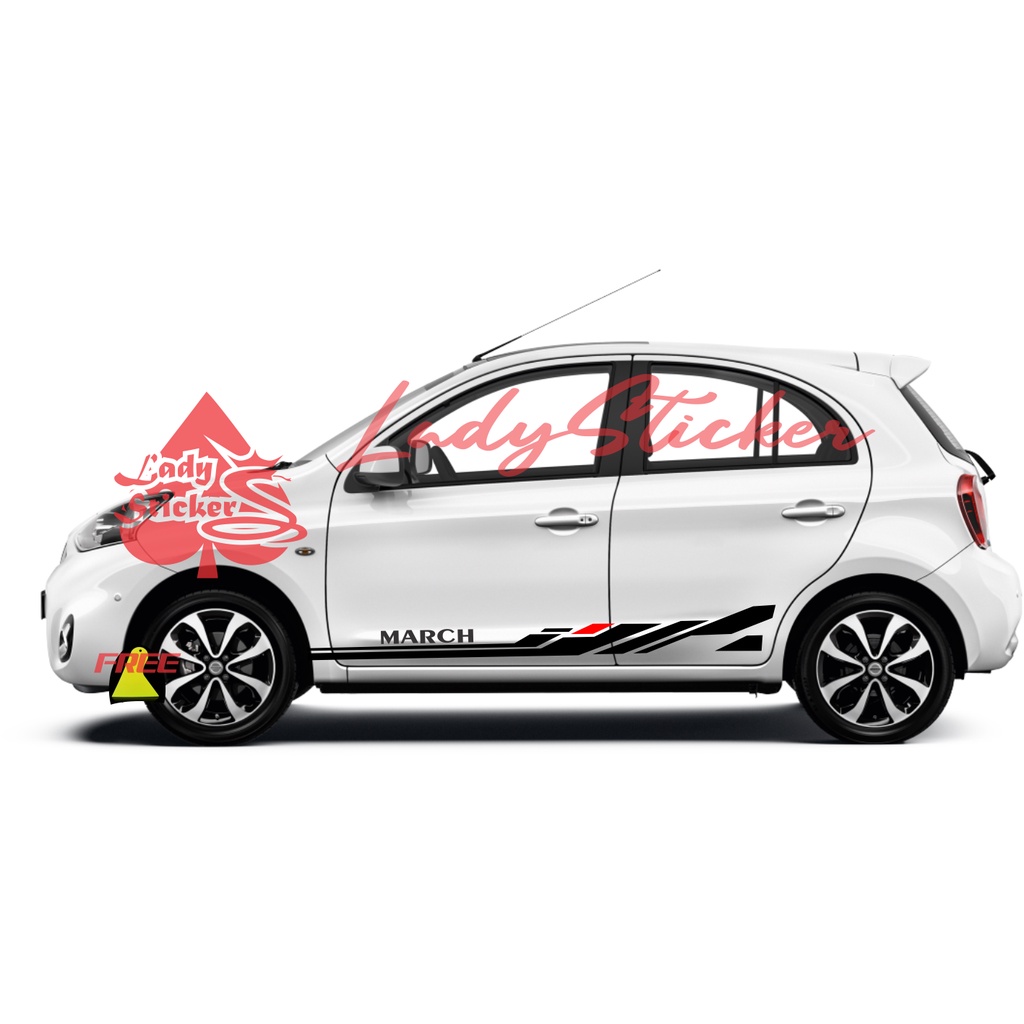March car sticker striping nissan march car sticker | Shopee Philippines
