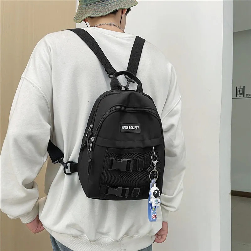 mini backpack for men students business waterproof school bag backbags ...
