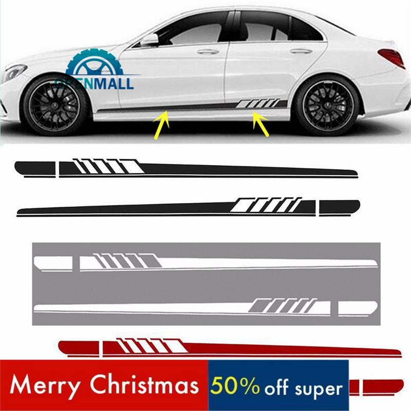 OM Car Sticker Side Body Racing Decals Vinyl Graphics Long Stripe ...