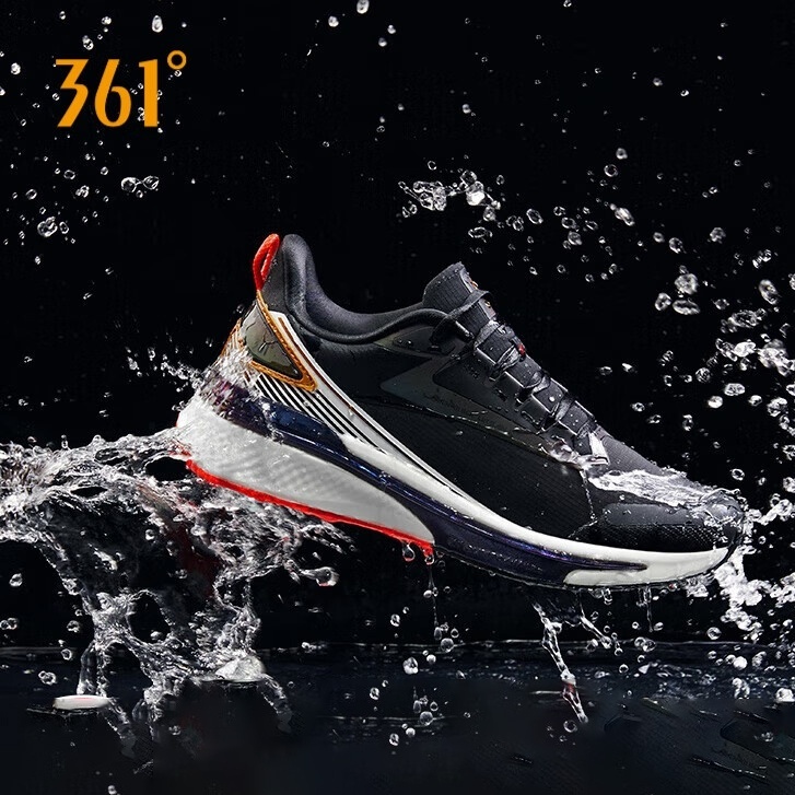 361 Degrees Rainblock 5.0 Men Running Shoes Lightweight Shock-Absorbing ...