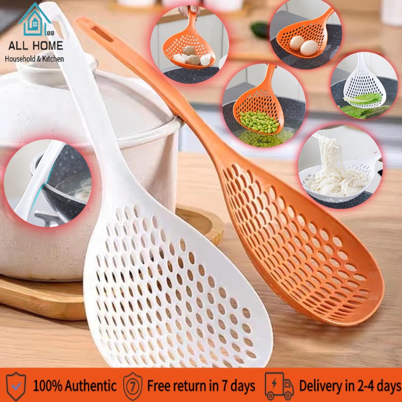 Household Large Leaky Spoon Kitchen Large Noodle Scoop Long Handle ...