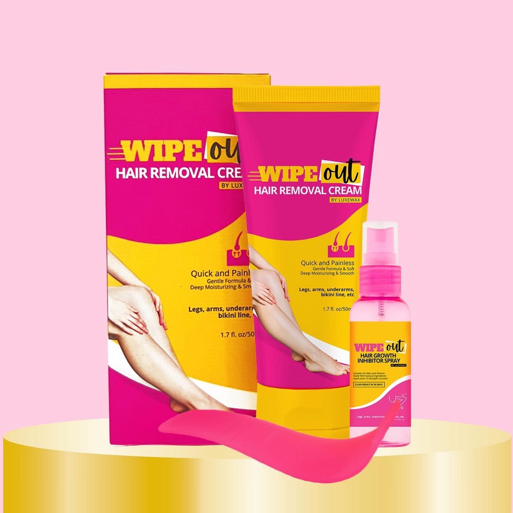 CLEARANCE Wipe Out Hair Removal Cream by Luxewax EXP NOV 2025 | Shopee ...
