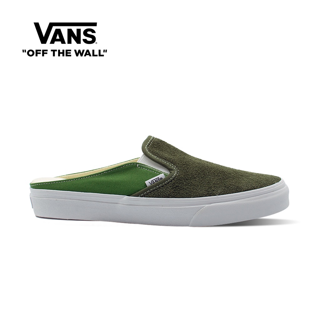 Vans Slip-On Mule Hairy Suede Grape Leaf Suede Sneakers For Unisex ...