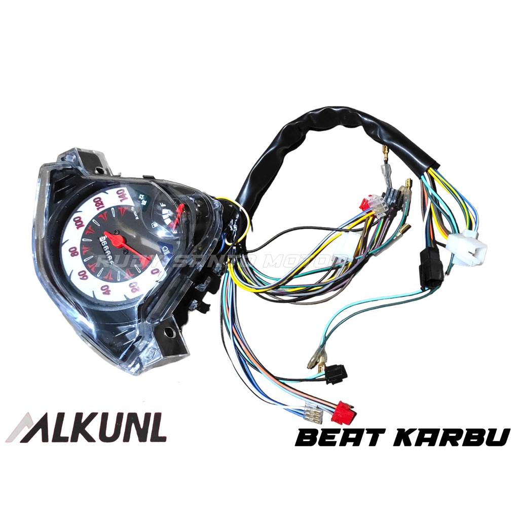 Km Speedometer Assy Kilometer Old Beat Beat Old Carburetor Mlkuni ...
