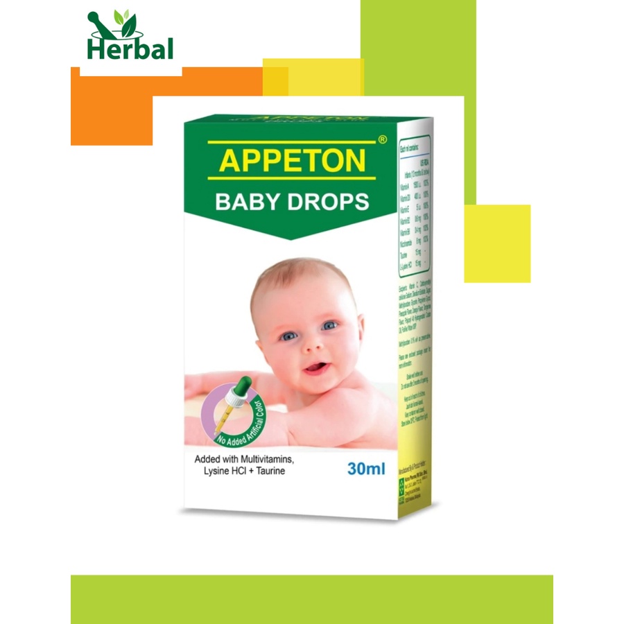 APPETON Baby Drops (30ml) | Shopee Philippines