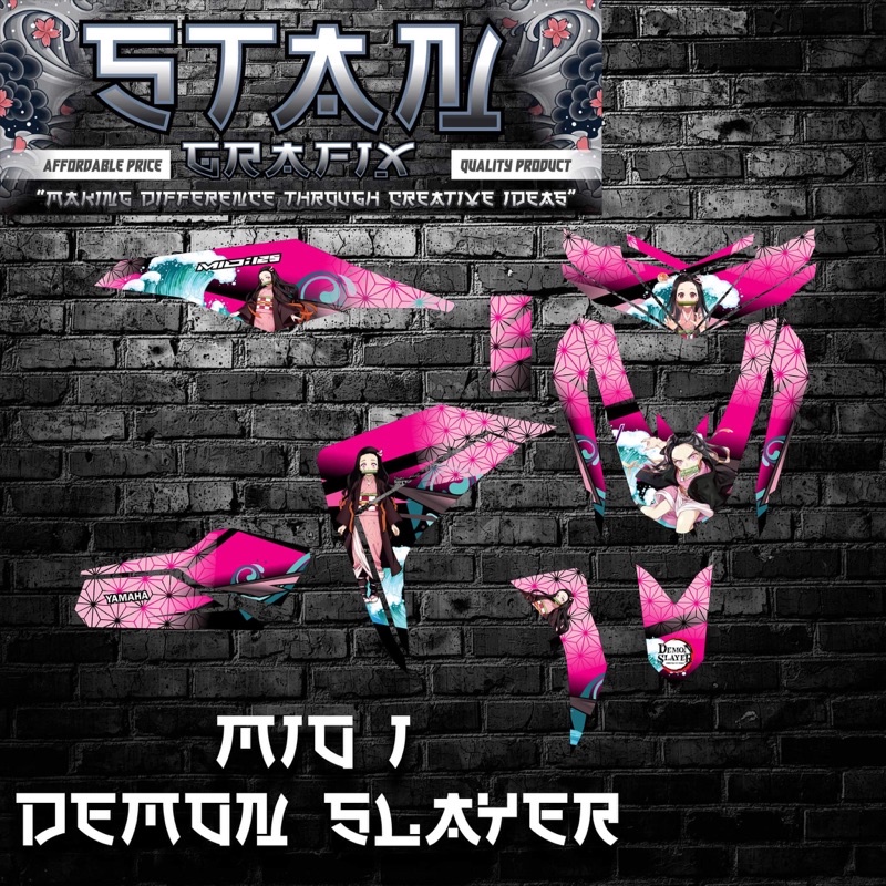 Mio i 125 Demon Slayer inspired decals | Shopee Philippines
