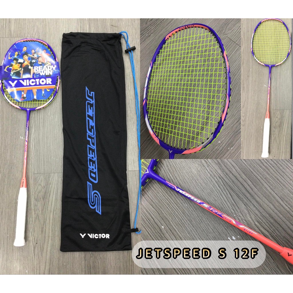 VICTOR FULL CARBON 4U-G5/27-31lbs BADMINTON STRUNG RACKET WITH BAG ...