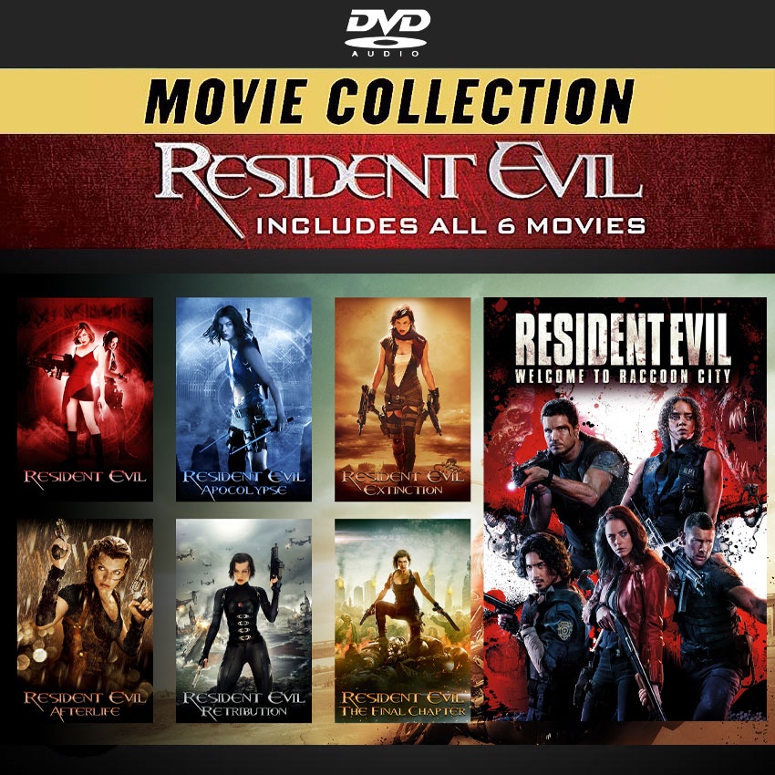 DVD Movie Resident Evil Residence Devil Collection | Shopee Philippines