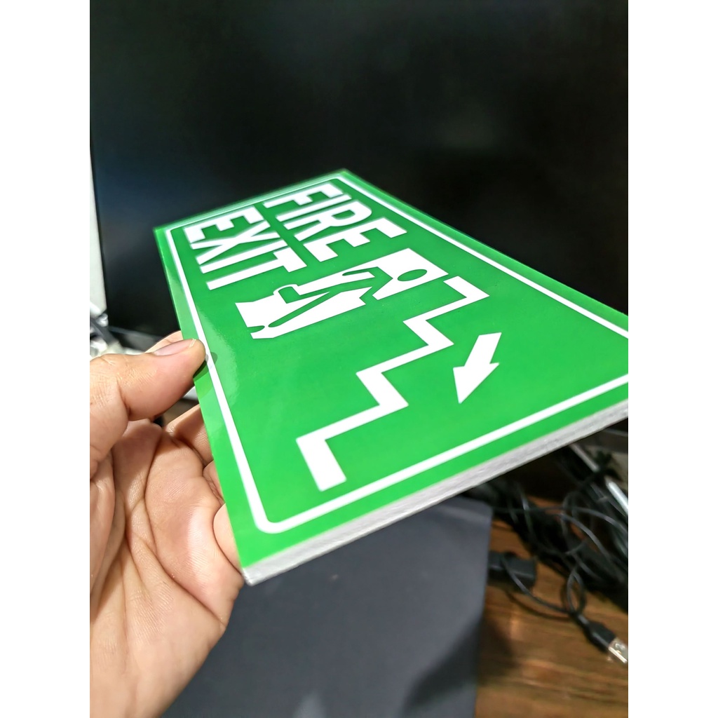 Warning Signage | Fire Exit Signage | Sintraboard | PET Card | Vinyl ...