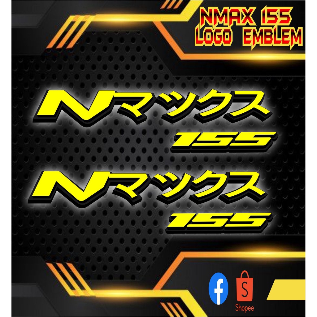 NMAX 155 Japan yamaha Motorcycle Logo Emblem Laser Cut durable and ...