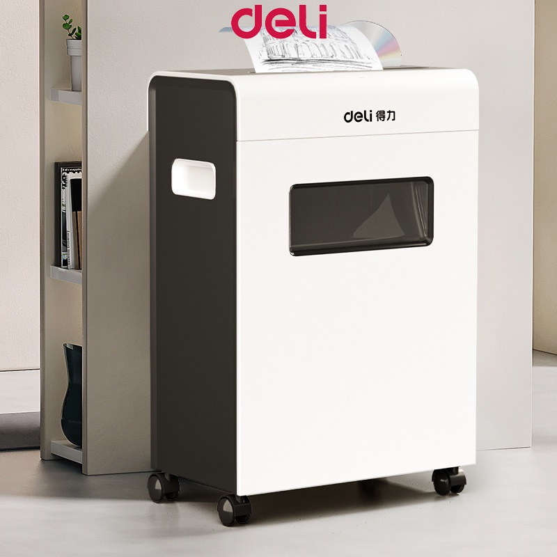Deli Paper Shredder Automatic Cutting Paper Shredder 8 sheets Same ...