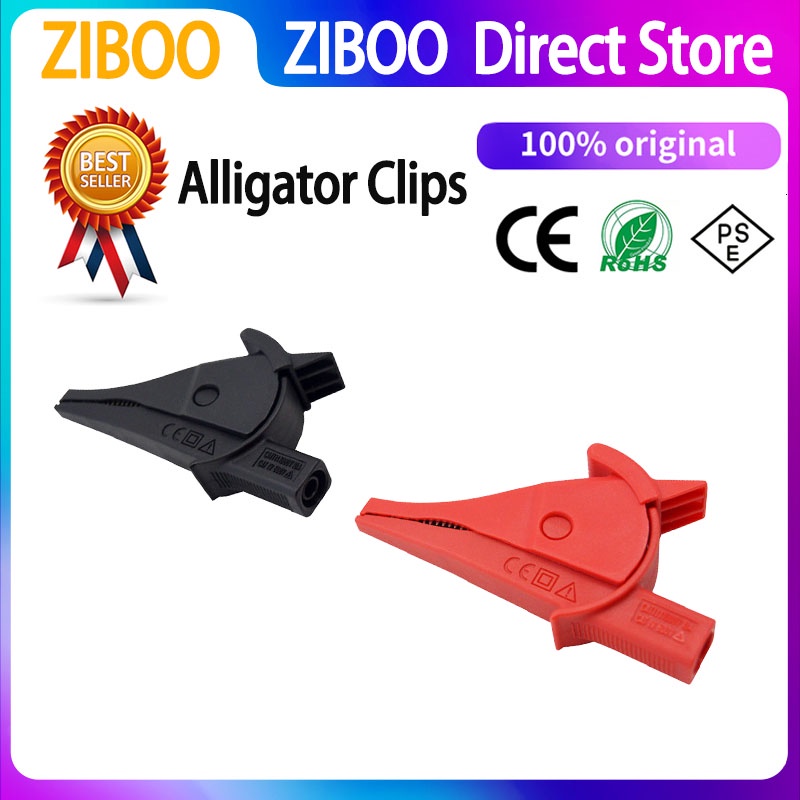 ZIBOO C02A SureGrip Alligator Clips fit Fluke AC285 | Shopee Philippines