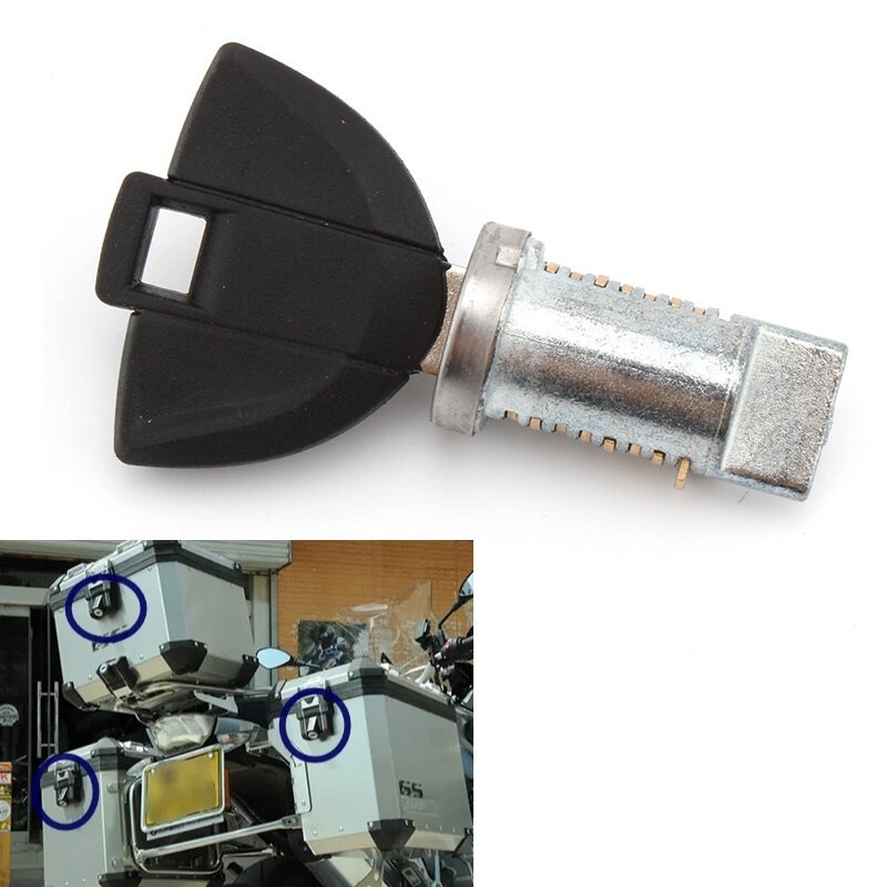 Motorcycle Key Cylinder Lock Cylinder Core Plug Trunk Saddlebag Top ...