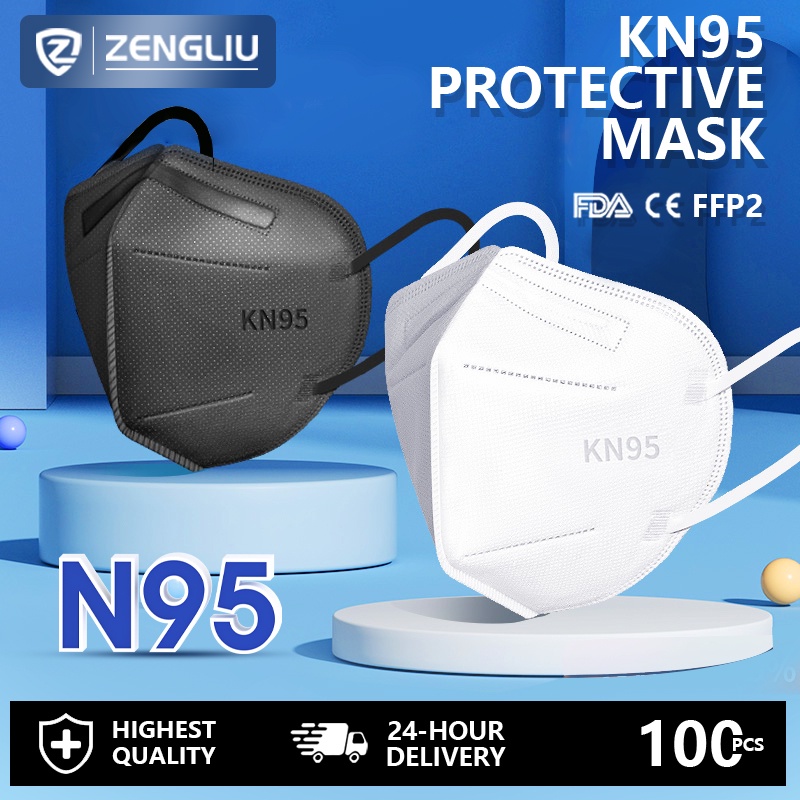 50pcs KN95 Mask 50 Pcs Original 5ply Washable Reusable N95 Facemask ...
