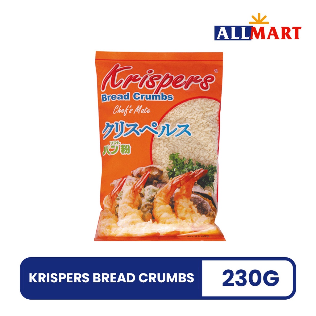 Krispers Bread Crumbs 230g | Shopee Philippines
