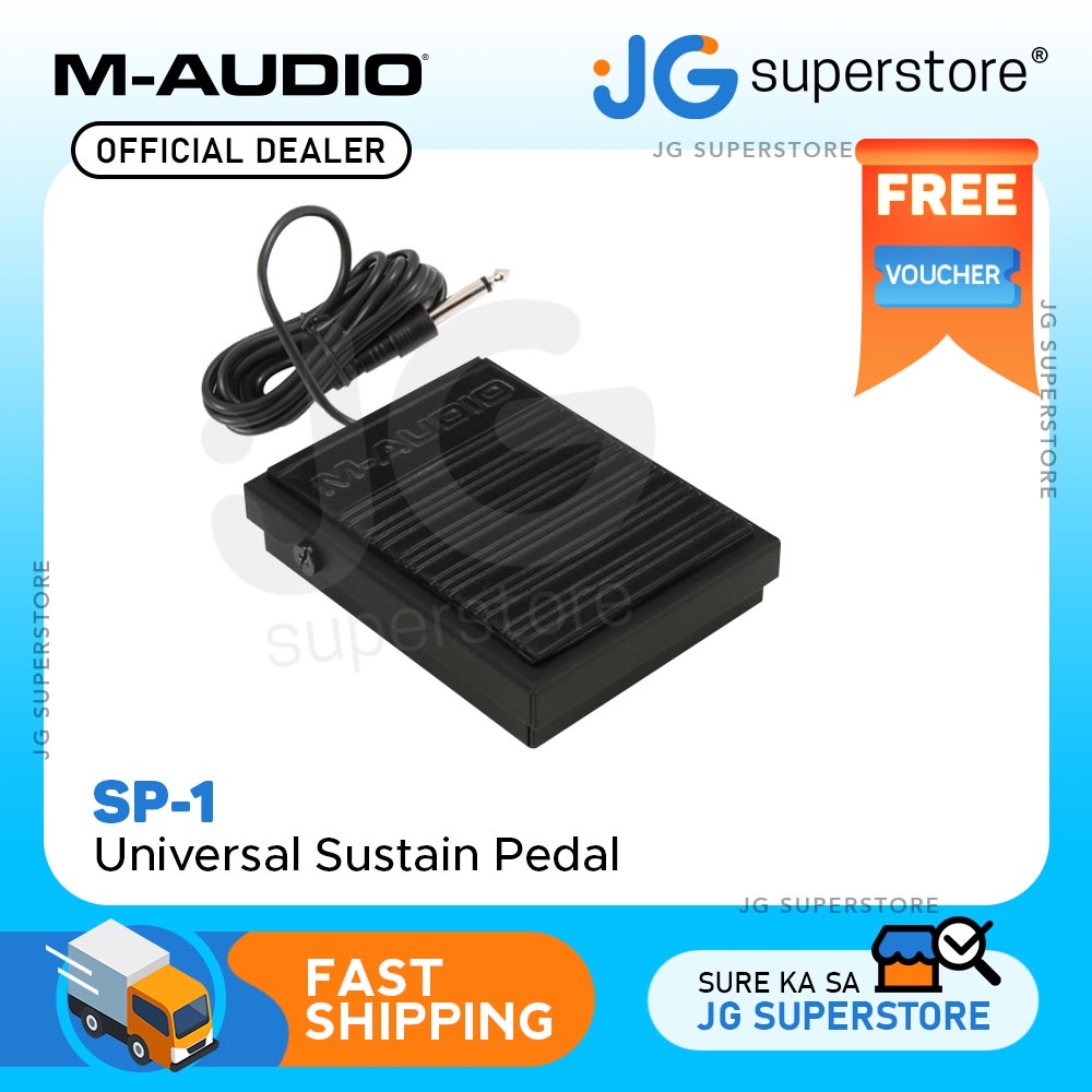 M-Audio SP-1 Compact Switch Style Sustain Pedal Compatible for Electronic Keyboard | Shopee ...