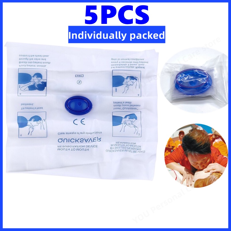 5/10PCS CPR Mask/CPR Face Shield/Breathing Mask/Disposable First Aid ...