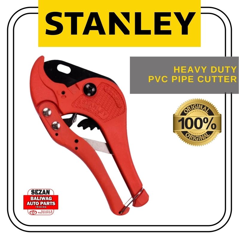 STANLEY HEAVY DUTY PVC PIPE CUTTER UP TO 42MM/1-5/8 INCHES | Shopee ...