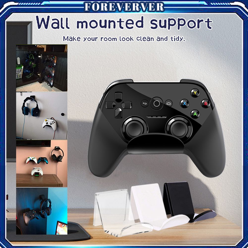 Acrylic Headset Stand Hanger / Game Controllers Bracket / Self-adhesive ...