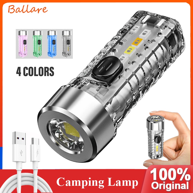 (bellare^COD) Outdoor Camping Flashlight LED SMD Torches MINI Keychain ...