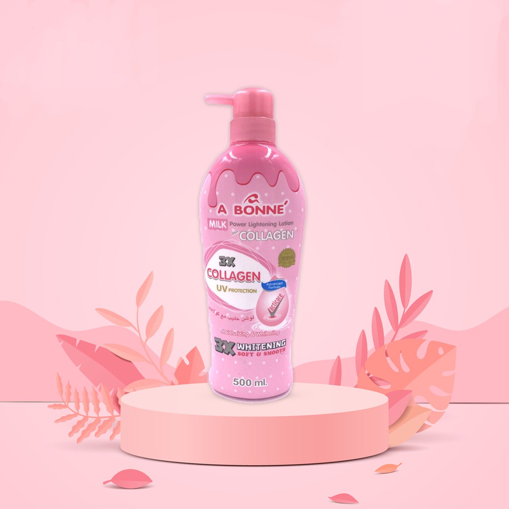 A Bonne Milk Power Lightening Lotion Plus Collagen 500ml | Shopee ...