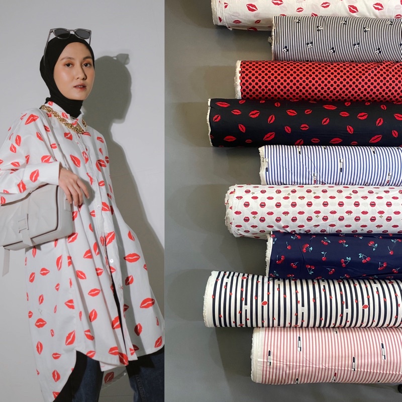 KATUN Unique Pattern Rainbow Square Cotton Fabric | Shopee Philippines